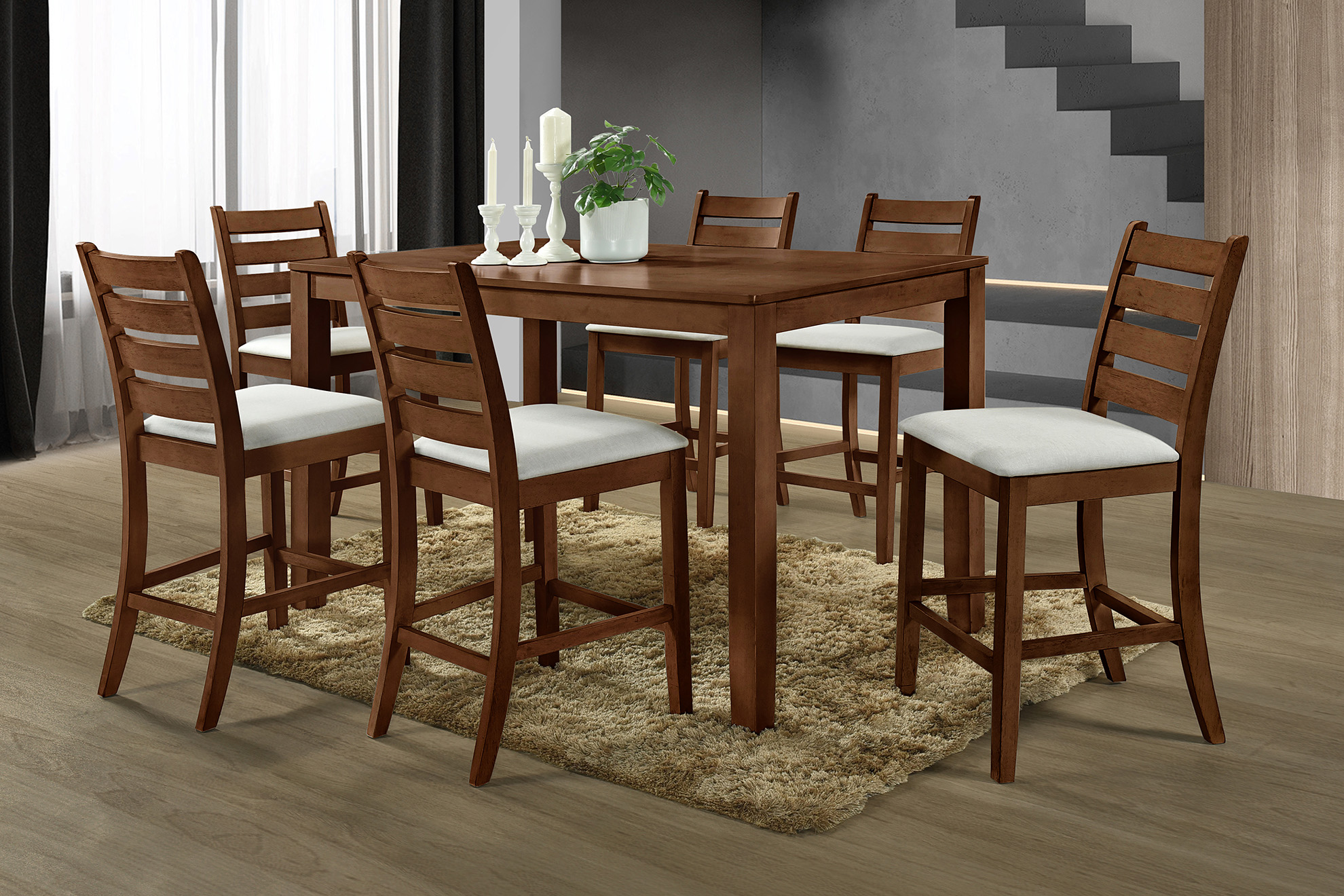 Pascal Walnut Dining Collection - New Classic Furniture