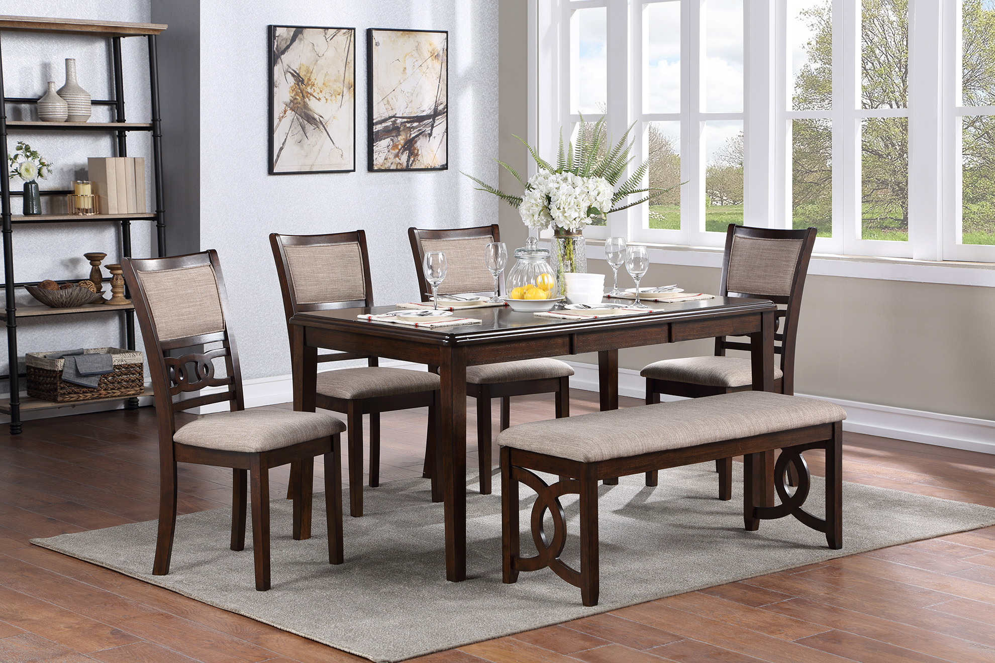 Gia Cherry Dining Collection - New Classic Furniture