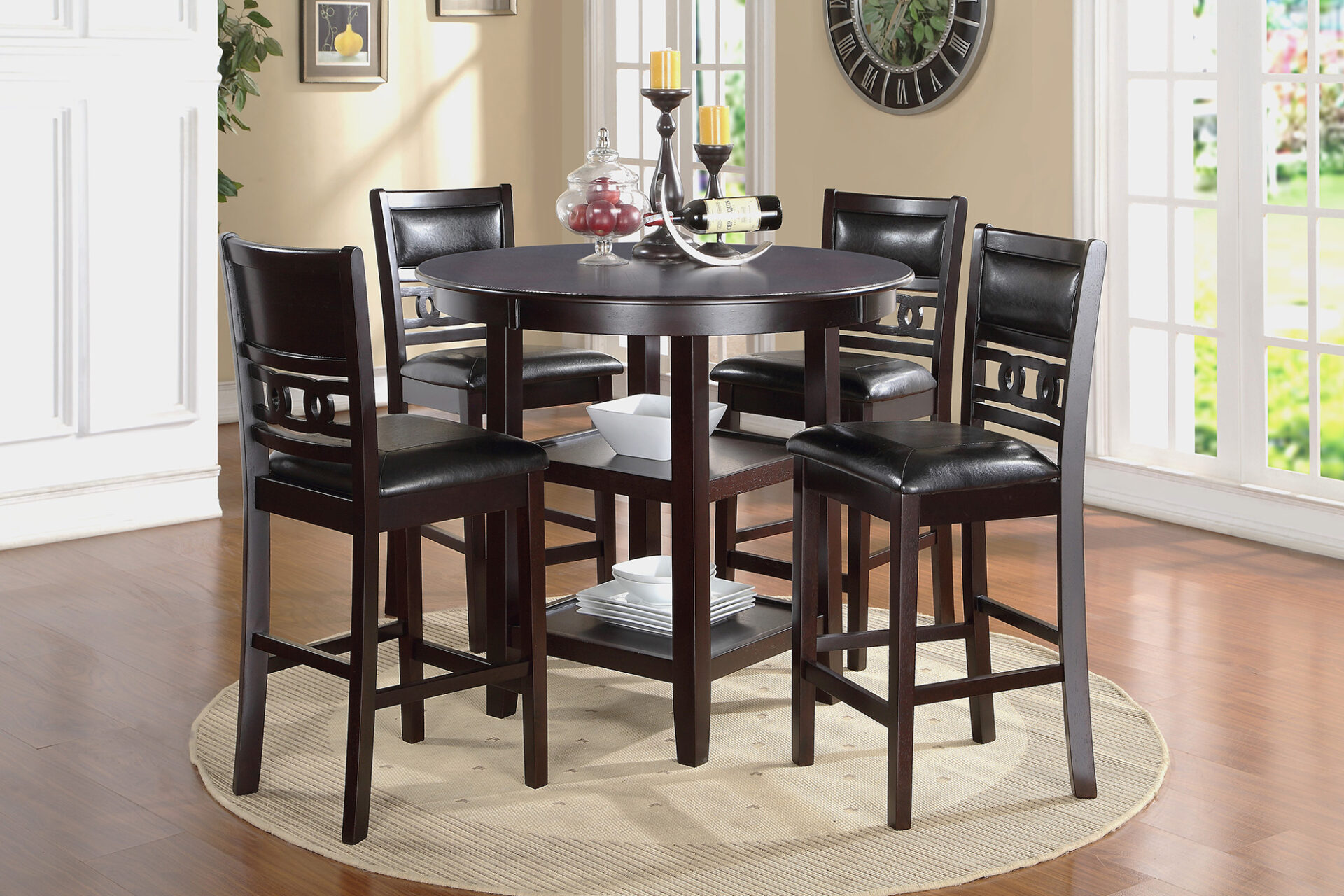 Gia Ebony Dining Collection - New Classic Furniture